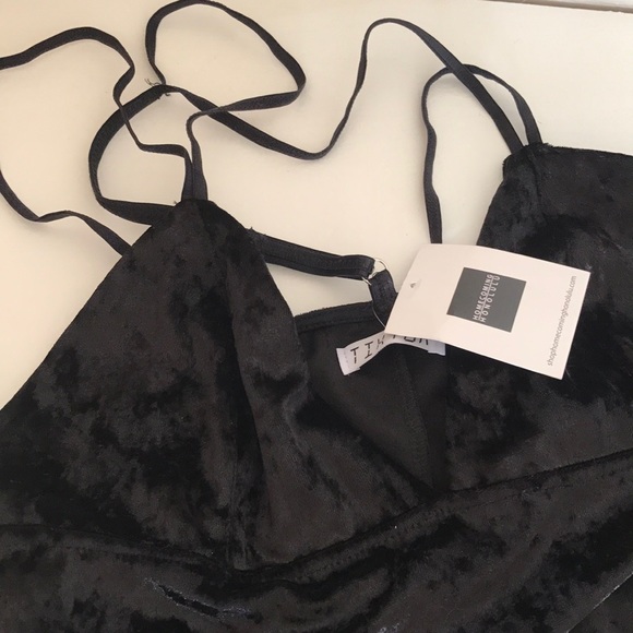 Tik Tok Other Tik Tok Black Velvet Bodysuit Homecoming Honolulu Poshmark
